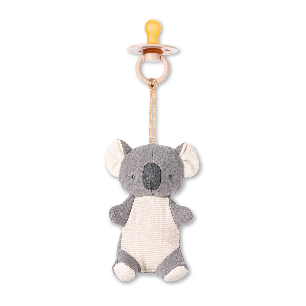 Bitzy Pal Natural Rubber Pacifier & Plush – Laughton & CO
