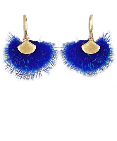 Fur Fan Earrings – Laughton & CO